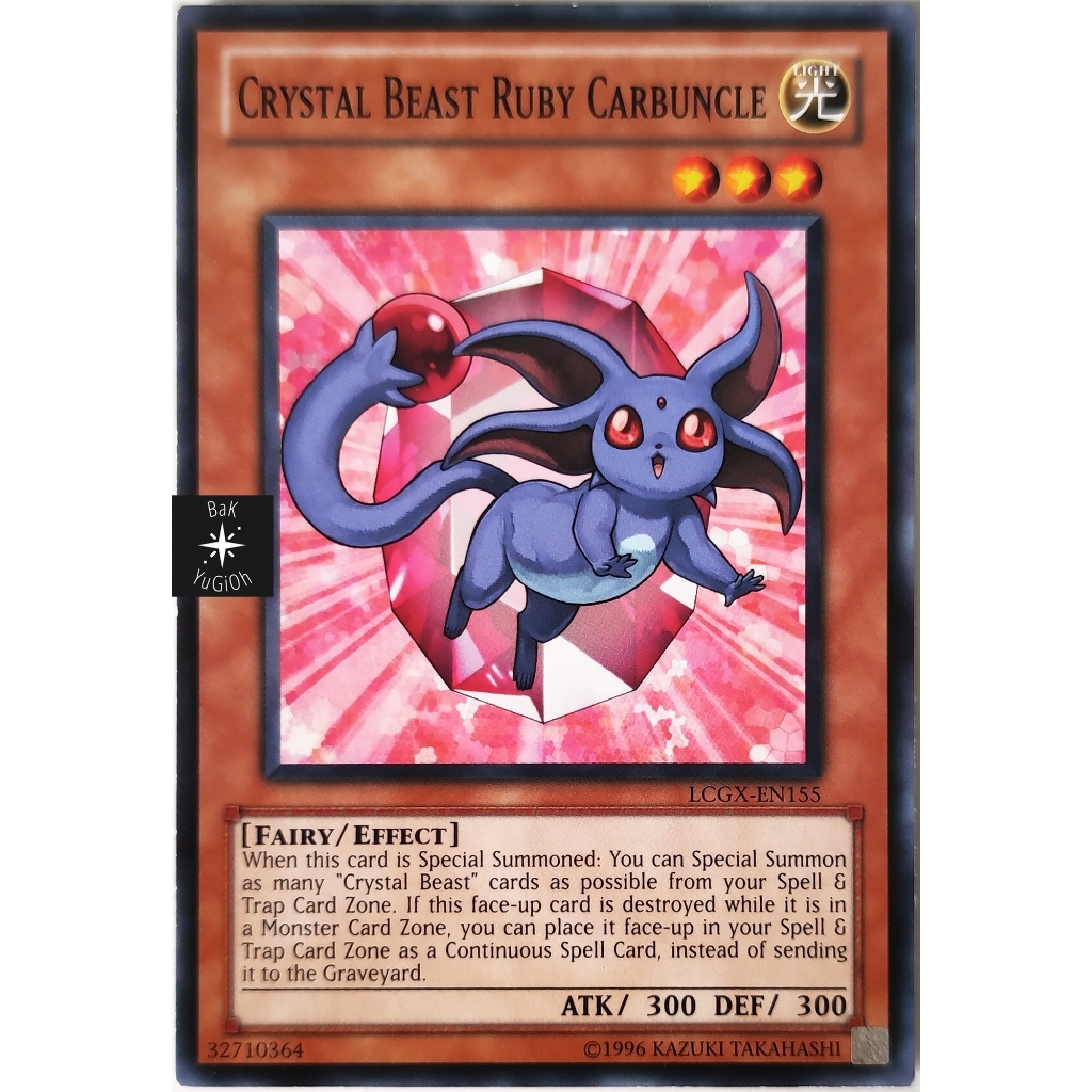 [BaK Yu-Gi-Oh!] [Thẻ Bài Chính Hãng] Crystal Beast Ruby Carbuncle |EN ...