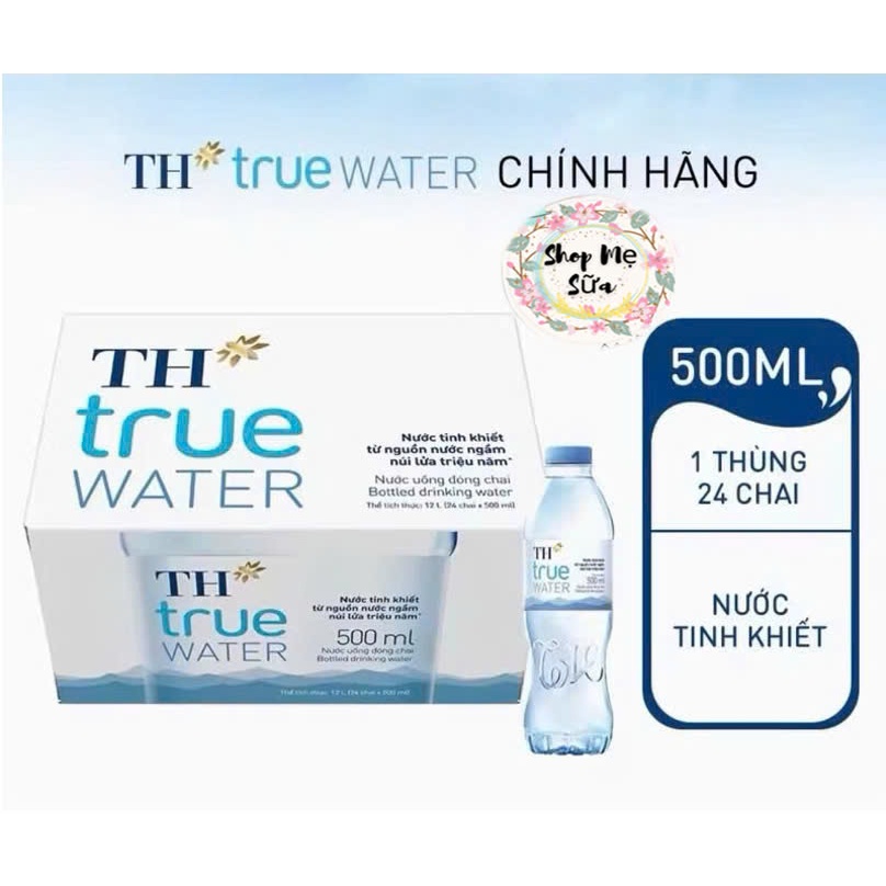Nước tinh khiết TH True Water 500ml ( 24 chai*500ml)- hàng có sẵn | Shopee Việt Nam