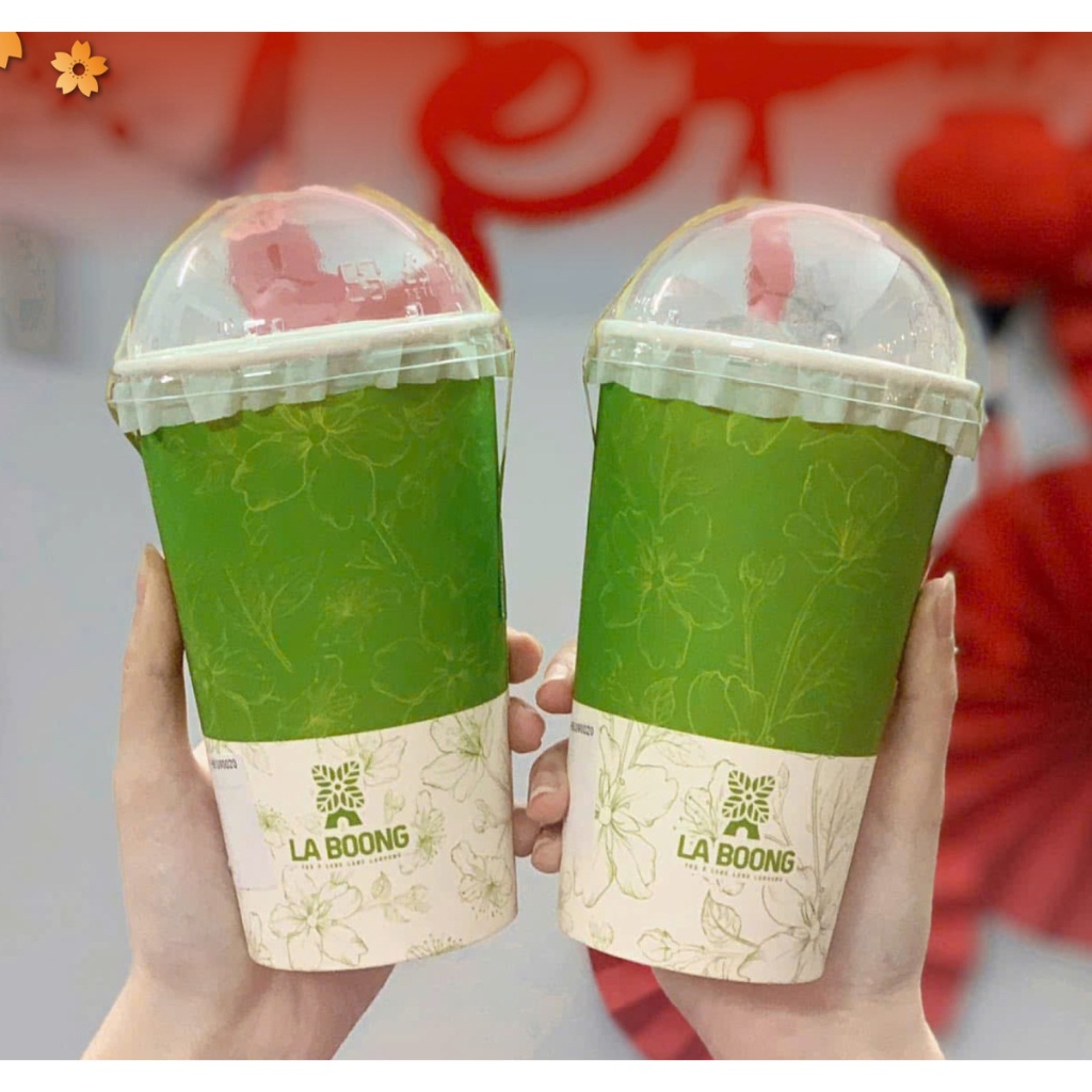 01 ly Trà sữa ô long nhiều loại chưa gồm topping Laboong (sữa dừa, ô ...