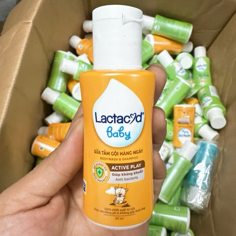 [MINI SIZE 60ml] Sữa tắm Lactacyd BB for baby- Lactacyd milky cho bé ...