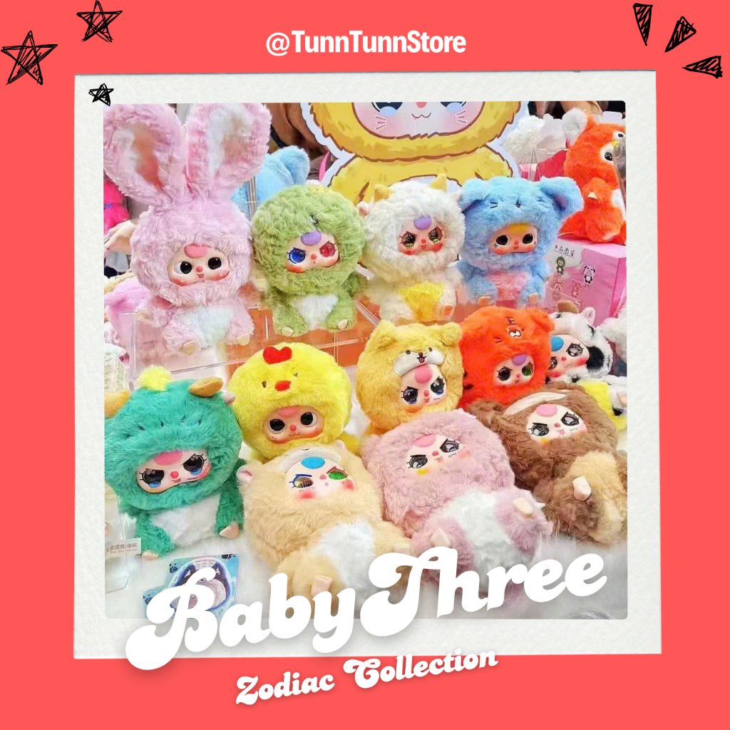 Blindbox Baby Three 12 Con Giáp Zodiac Full box | Shopee Việt Nam