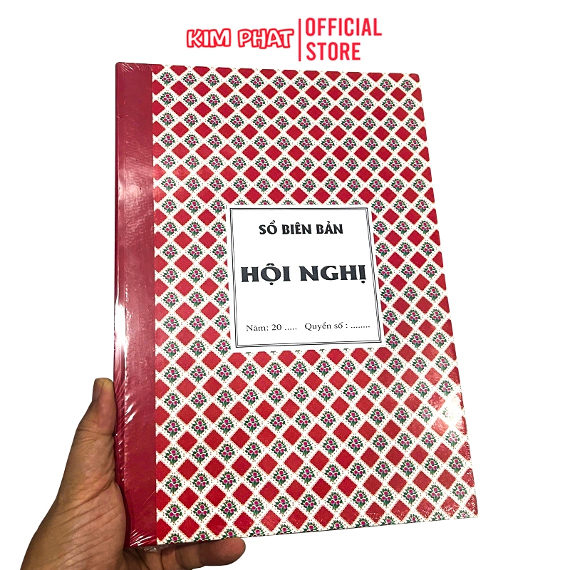 Sổ Biên Bản Hội Nghị A4 - Sổ Bìa Cứng Dòng Kẻ Ngang Minh Châu 713 ...
