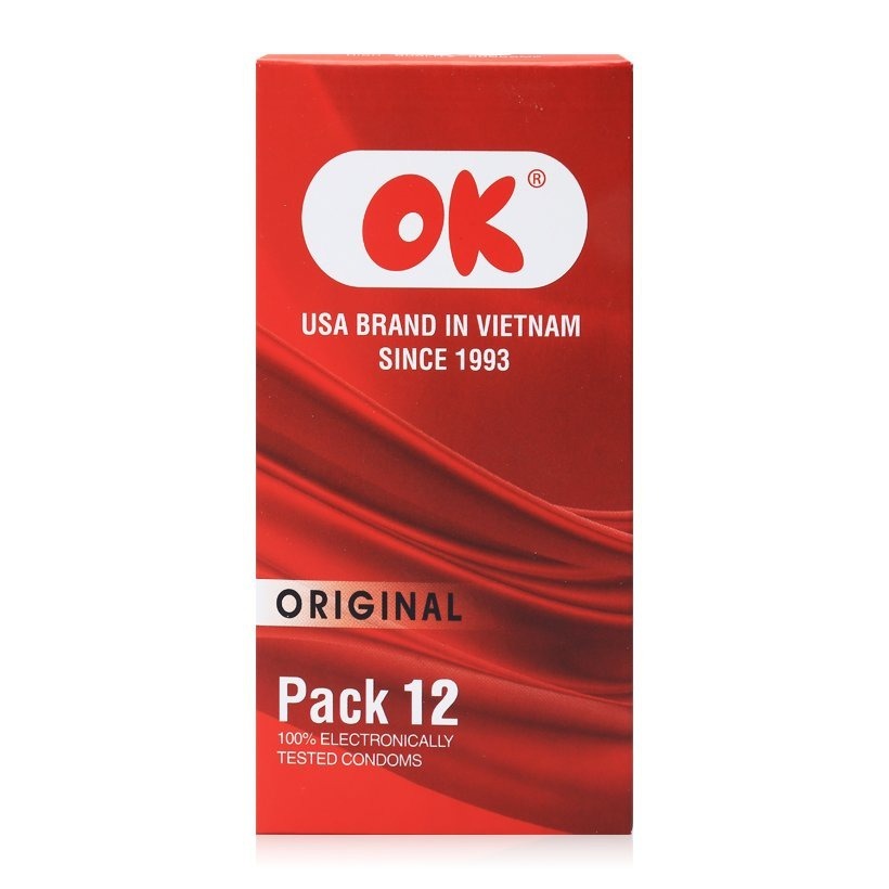 Bao cao su OK trơn mỏng 49mm – Có gel bôi trơn tự nhiên, dễ chịu ...