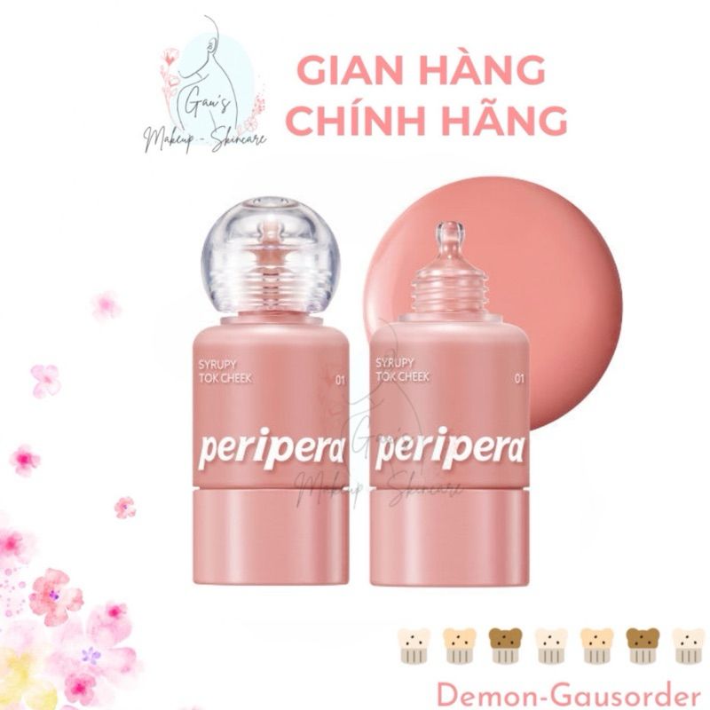 [Tặng Puff] Má hồng Peripera Syrupy Tok Cheek | Shopee Việt Nam
