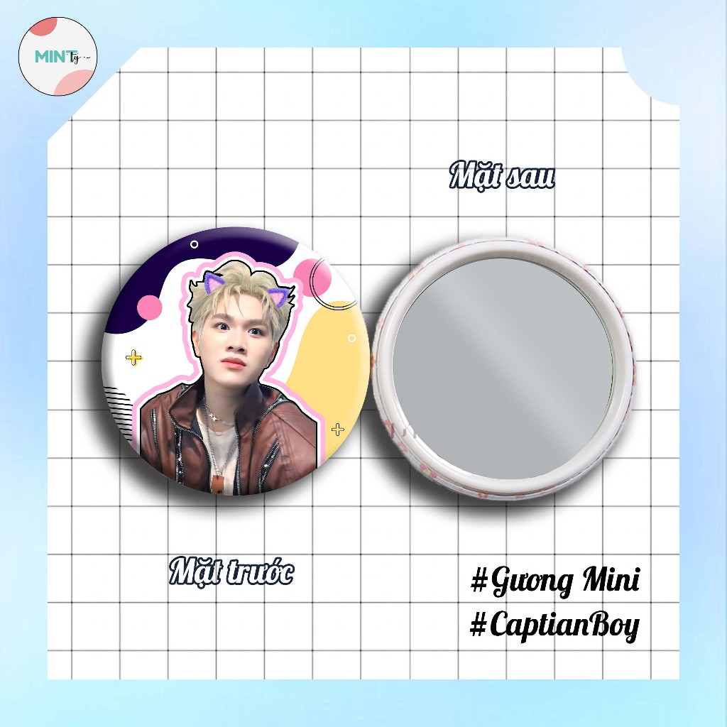 [Handmade] Gương cầm tay IDOL ATSH CaptainBoy - Captain Boy | Shopee ...
