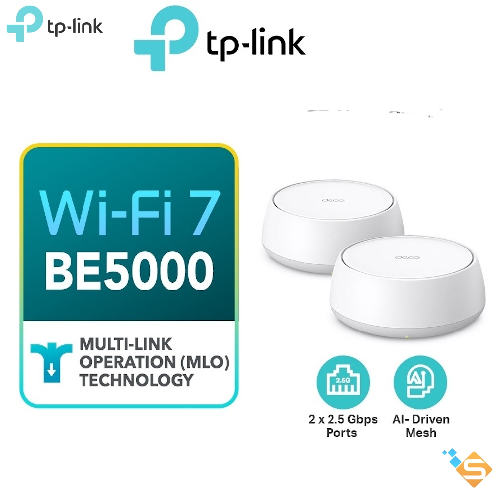 Bộ phát WIFI 7 Mesh TP-Link Deco BE25 BE3600 BE5000 2 băng tần 2.4 ...