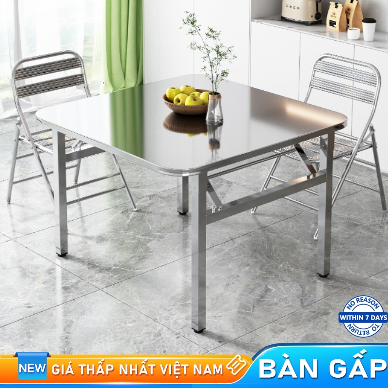 Bali Bàn Inox Xếp Gấp Gọn Bền Đẹp Chất Lương (Ship Hỏa Tốc) | Shopee ...