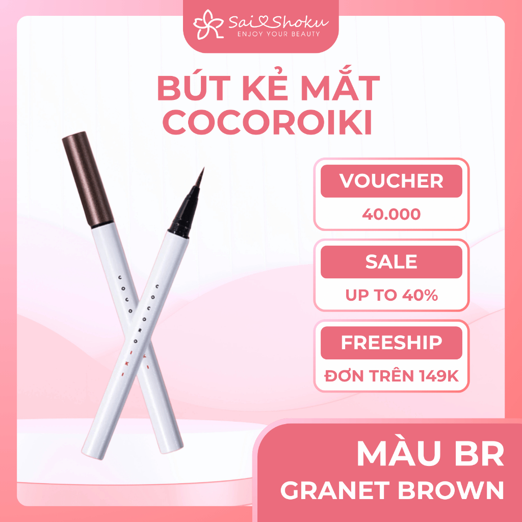 Bút kẻ mắt không trôi Cocoroiki BR - Garnet Brown - Hàng Nhật Bản, chính hãng phân phối độc ...