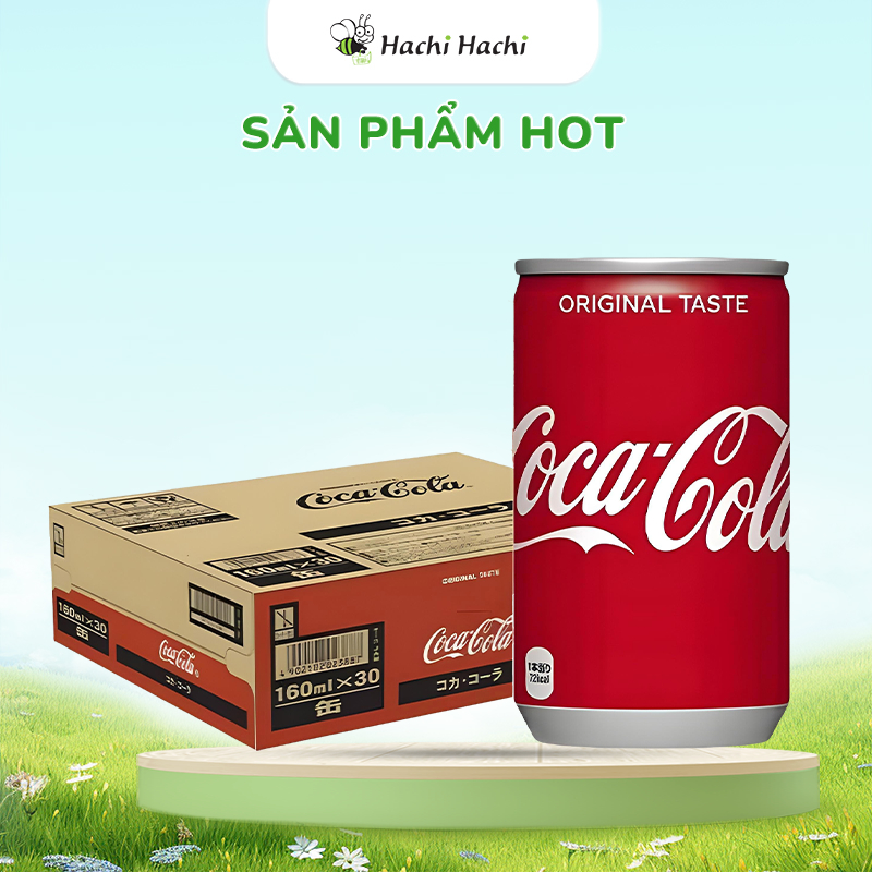 Thùng 30 lon nước ngọt Coca Cola Nhật Bản 160ml - Hachi Hachi Japan Shop | Shopee Việt Nam