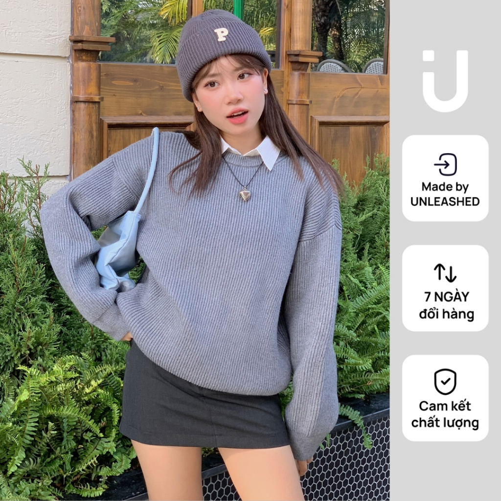 Áo len dày ấm nhiều màu dáng rộng cao cấp phong cách Hàn Quốc UNLEASHED ...