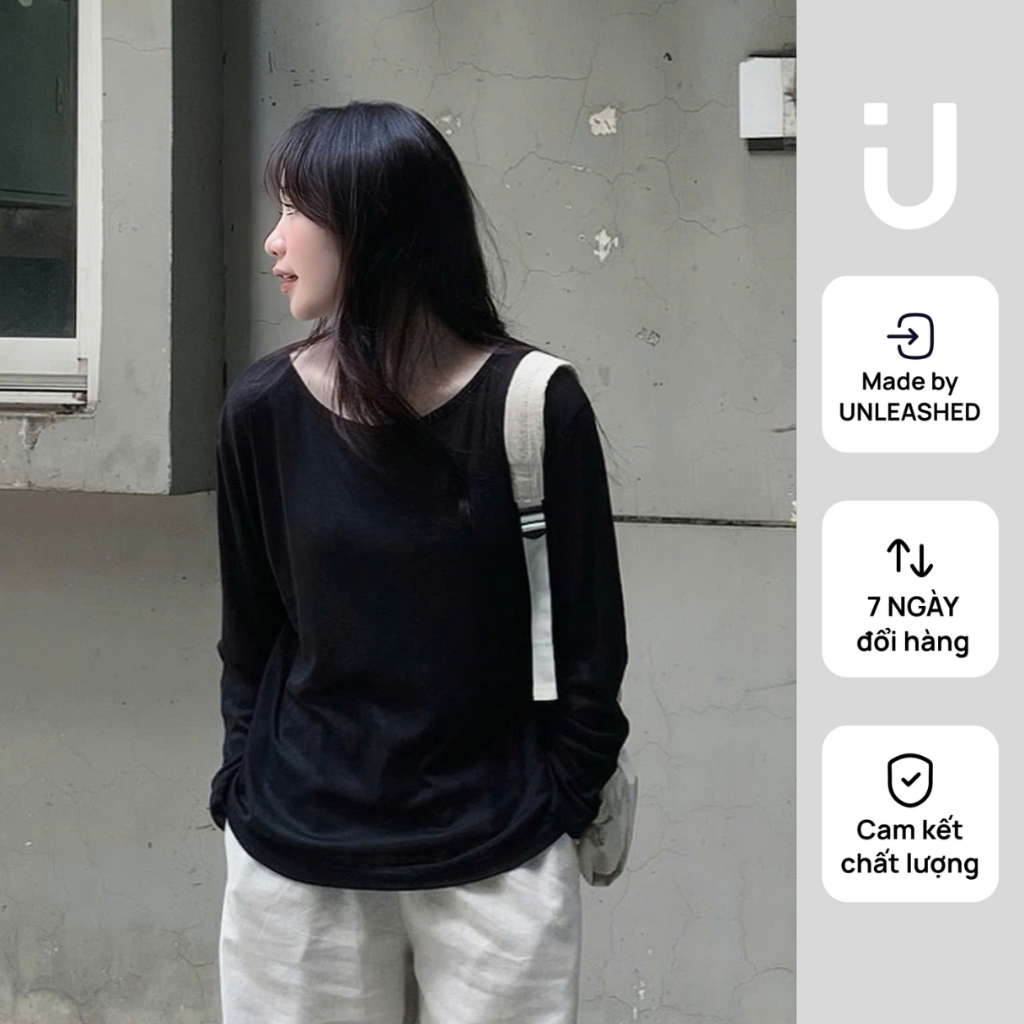 Áo thun nữ mỏng form rộng xuyên thấu mùa thu Unleashedvn PAPI Loose ...