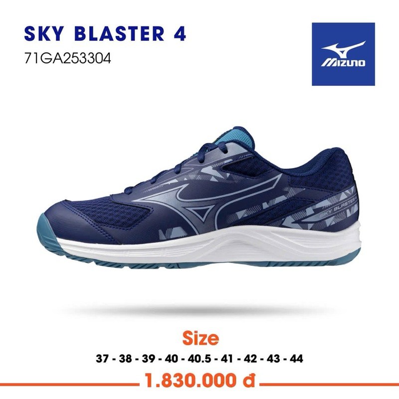 Giày cầu lông và pickleball mizuno sky blaster 4 chính hãng pack mới ...