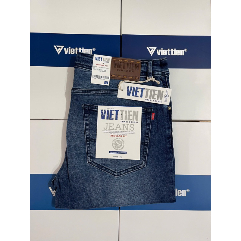 VIETTIEN | QUẦN JEANS VIỆT TIẾN :7041: CHÍNH HÃNG FORM REGULAR FIT (ÔM ...