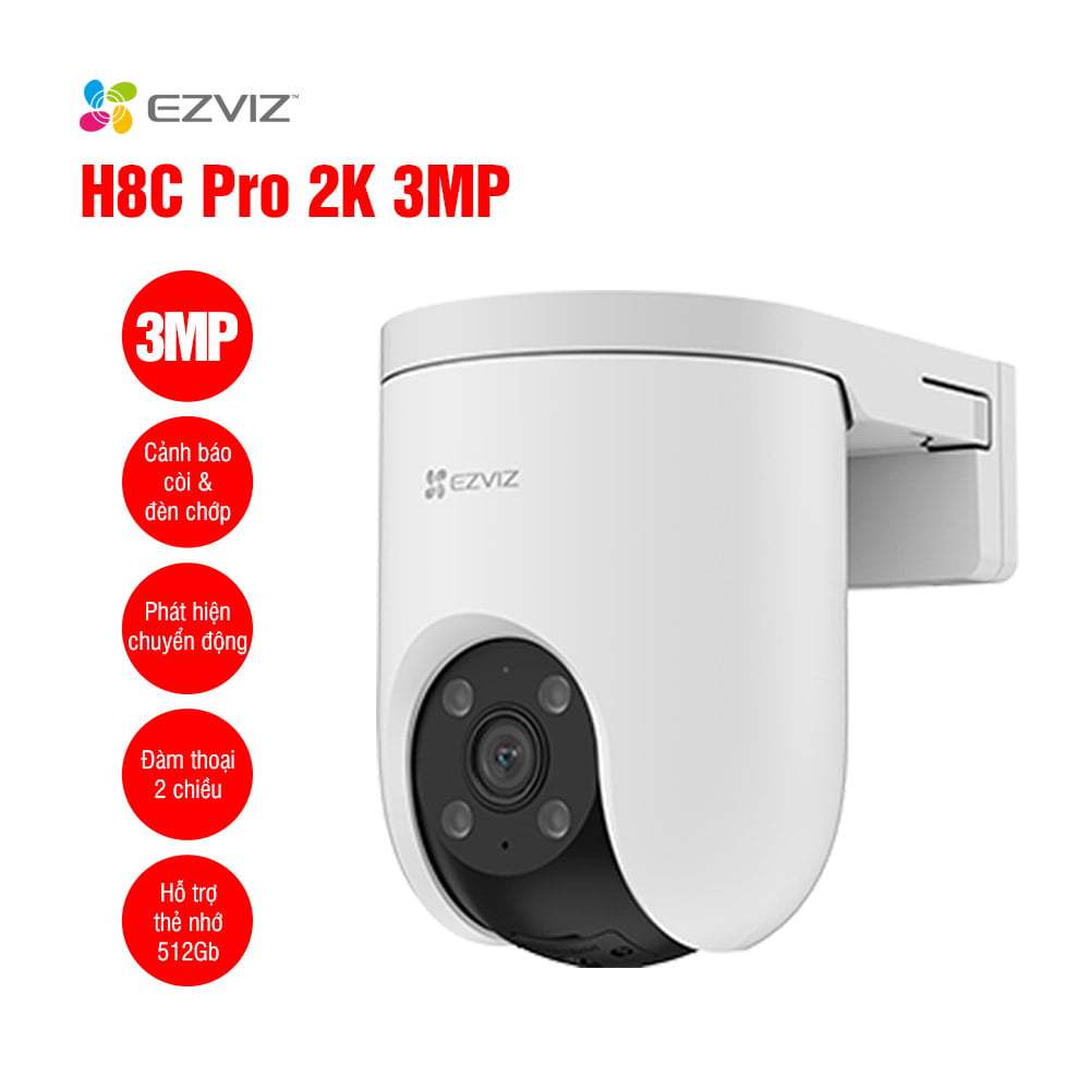 Camera WiFi EZVIZ H8C Pro 2K 3MP | Shopee Việt Nam