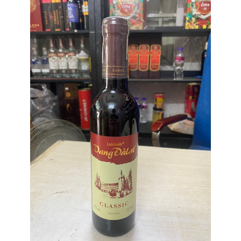 Vang Đỏ Đà Lạt CLASSIC 12% 375ml-Chai Nhỏ | Shopee Việt Nam