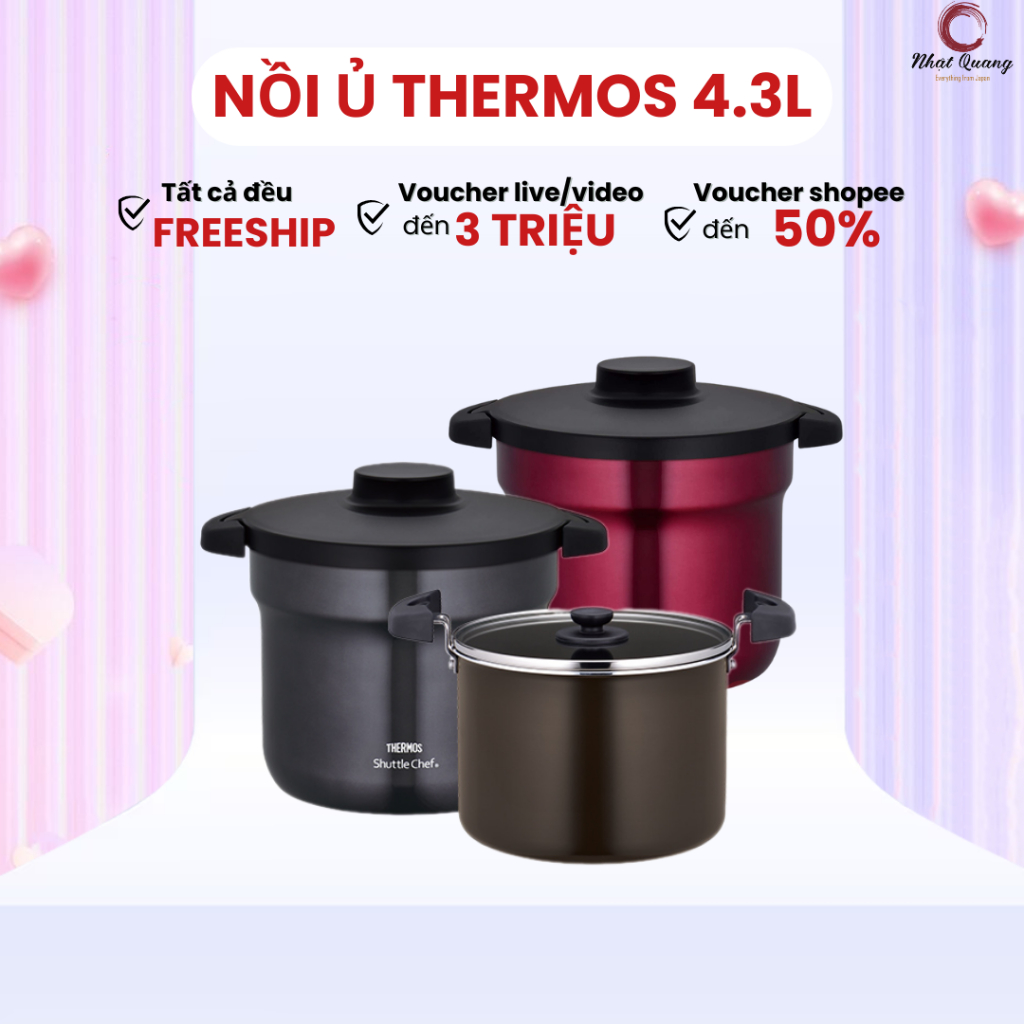 Nồi ủ Thermos KBJ-4501 dung tích 4.3L | Shopee Việt Nam