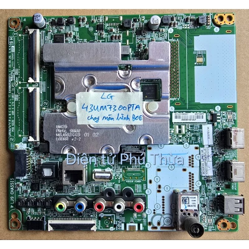 Bo khiển bo mạch bo nguồn Tv LG 43UM7300 - 43UM7300PTA (bo khiển chạy ...