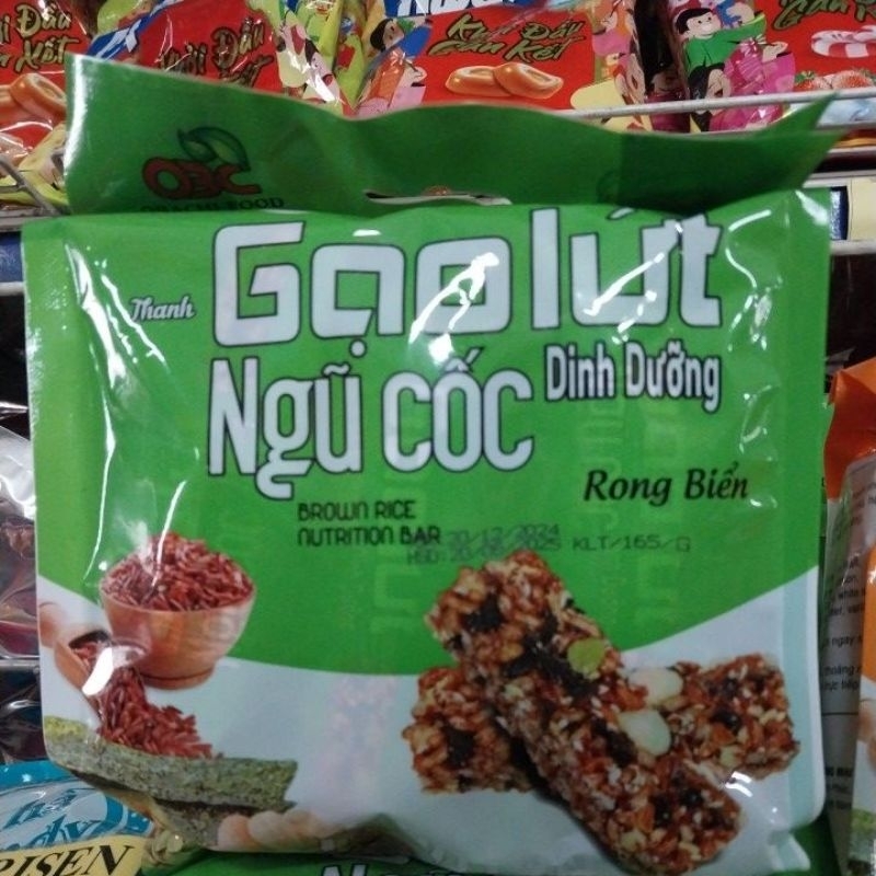 Bánh ngũ cốc gạo lứt dinh dưỡng Obachi 165g | Shopee Việt Nam