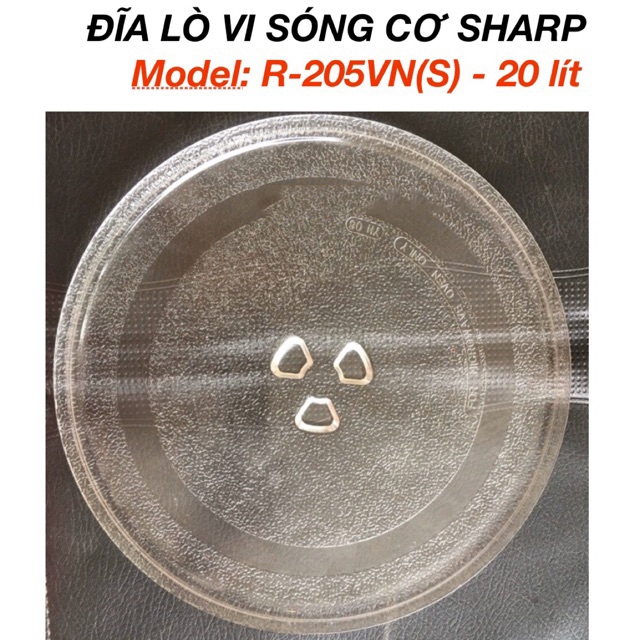 Đĩa lò vi sóng cơ SHARP R-205VN(S)- 20 lít đĩa thủy tinh | Shopee Việt Nam