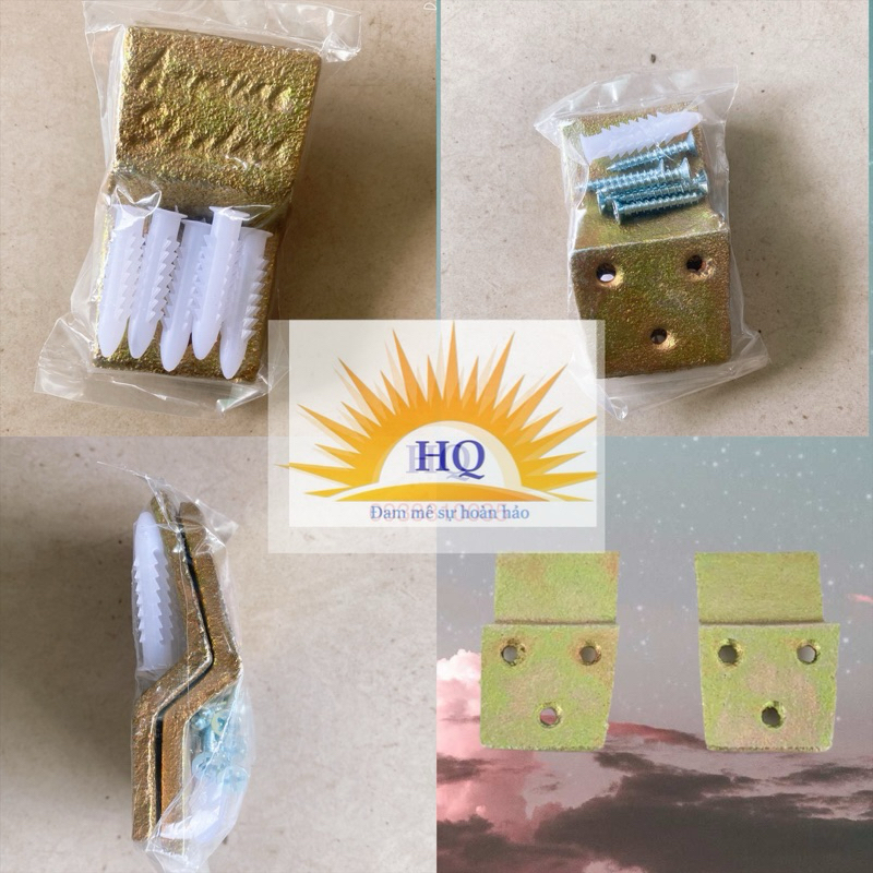 1 cặp giá đỡ chậu rửa lavabo - Pas lavabo gang kèm ốc vít | Shopee Việt Nam