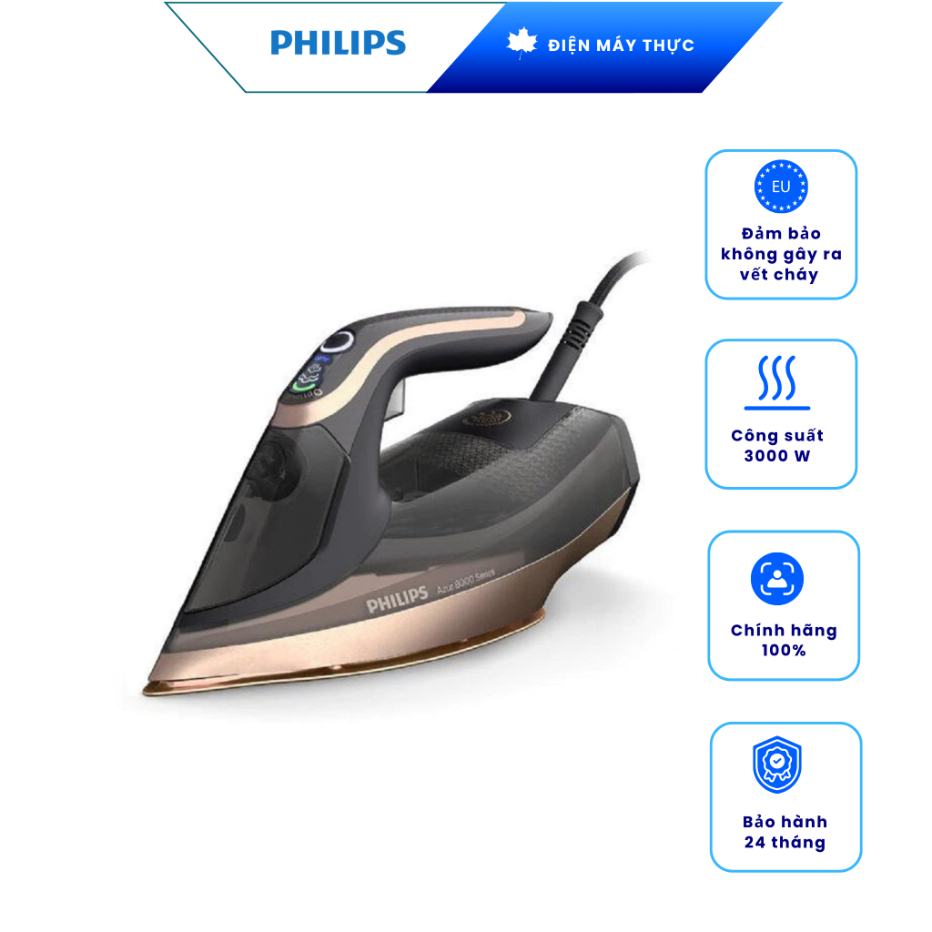 Bàn Ủi Hơi Nước Cao Cấp Philips DST8041/80 Công Suất 3000W - Hàng Chính ...