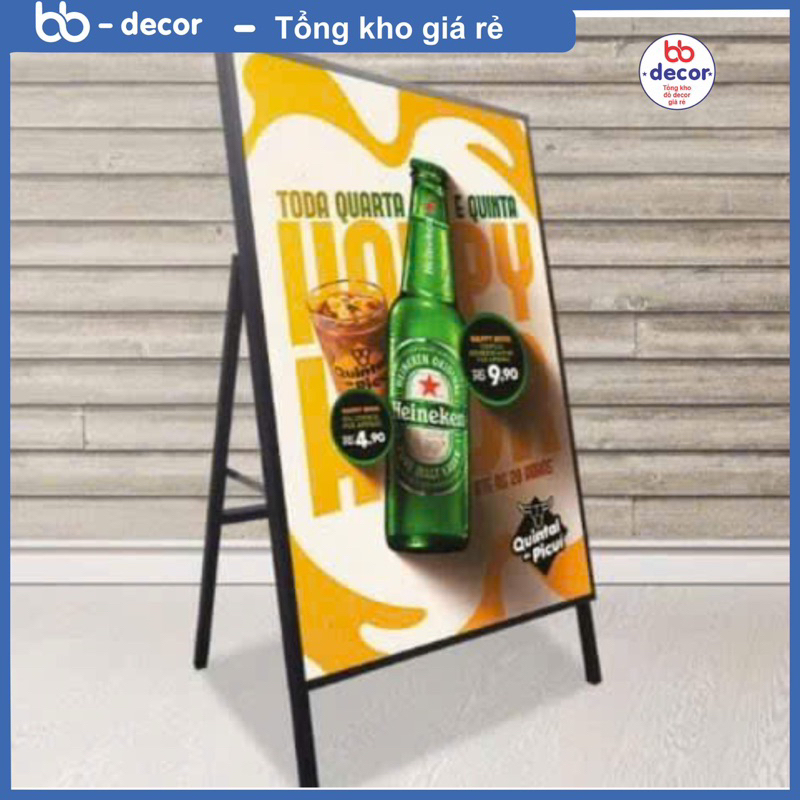 ( Tổng Kho Sỉ ) Bảng Hộp Đèn Led Menu Chân Đứng Standee chữ A dùng cho ...
