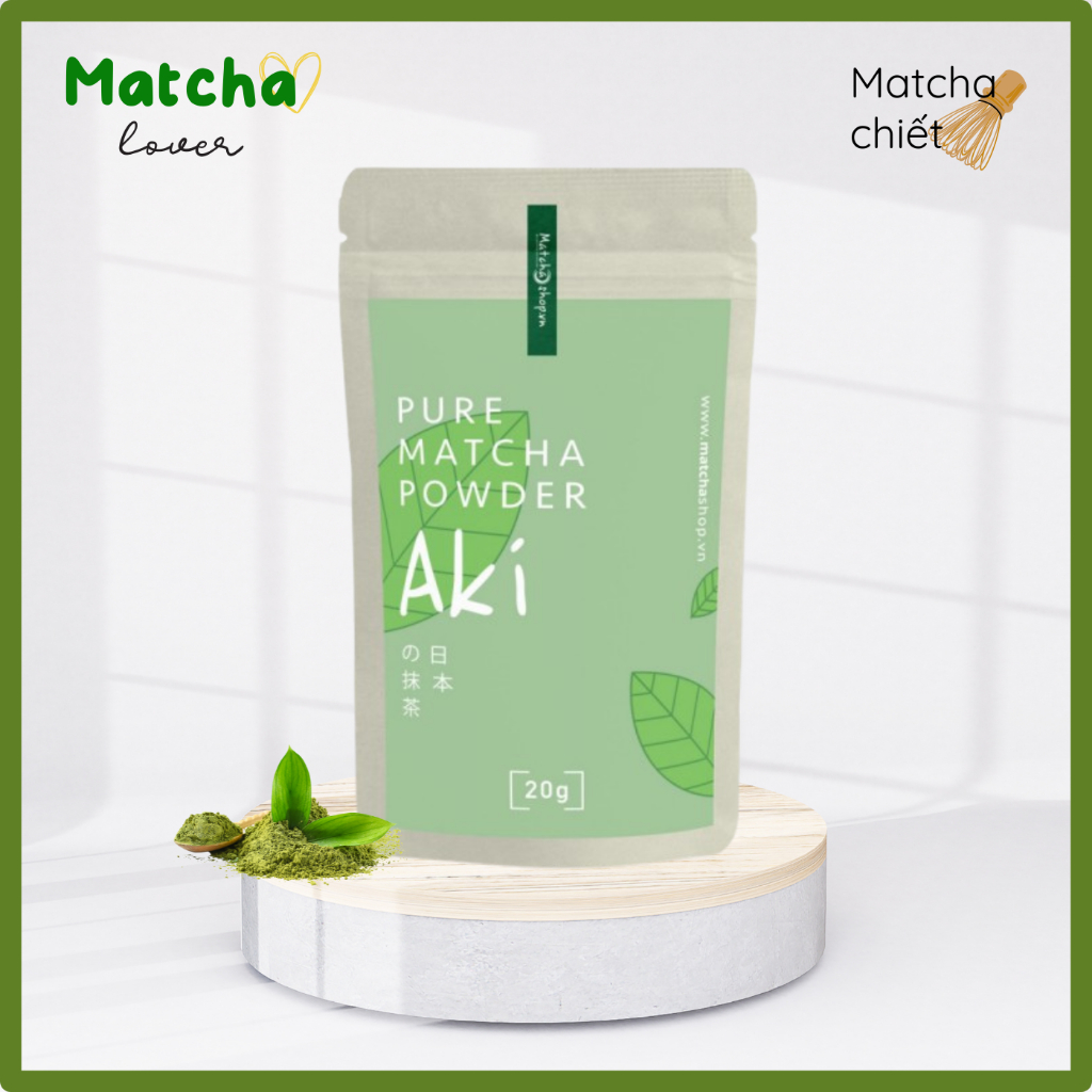 Bột Trà Xanh Nhật Matcha Aki Nhập Khẩu, bột matcha Chất Lượng Cao - Chè ...
