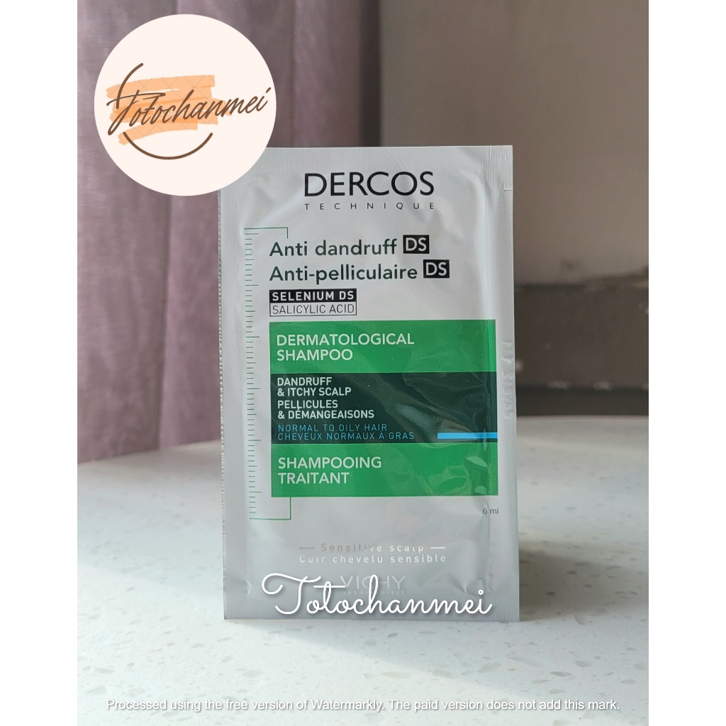 (Có sẵn) Sample dầu gội Vichy Dercos Anti Dandruff gói 6ml giúp sạch ...