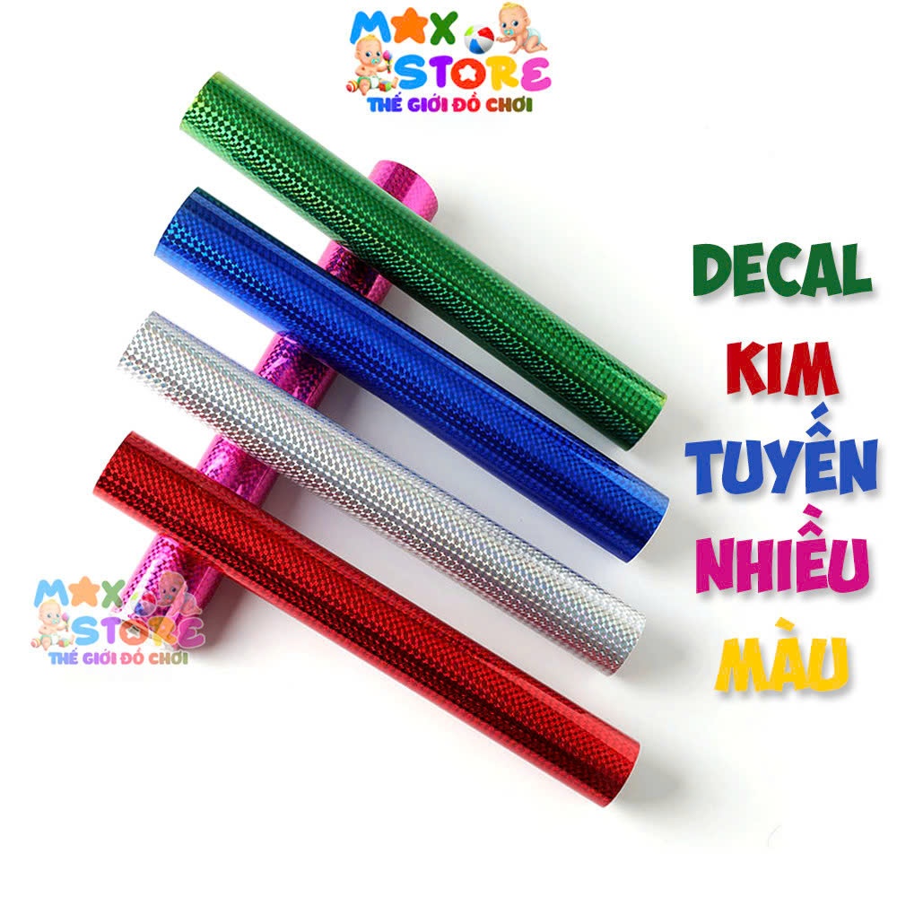Decan óng ánh ,Decal giấy màu đề can kim tuyến khổ 60cm*1m | Shopee ...