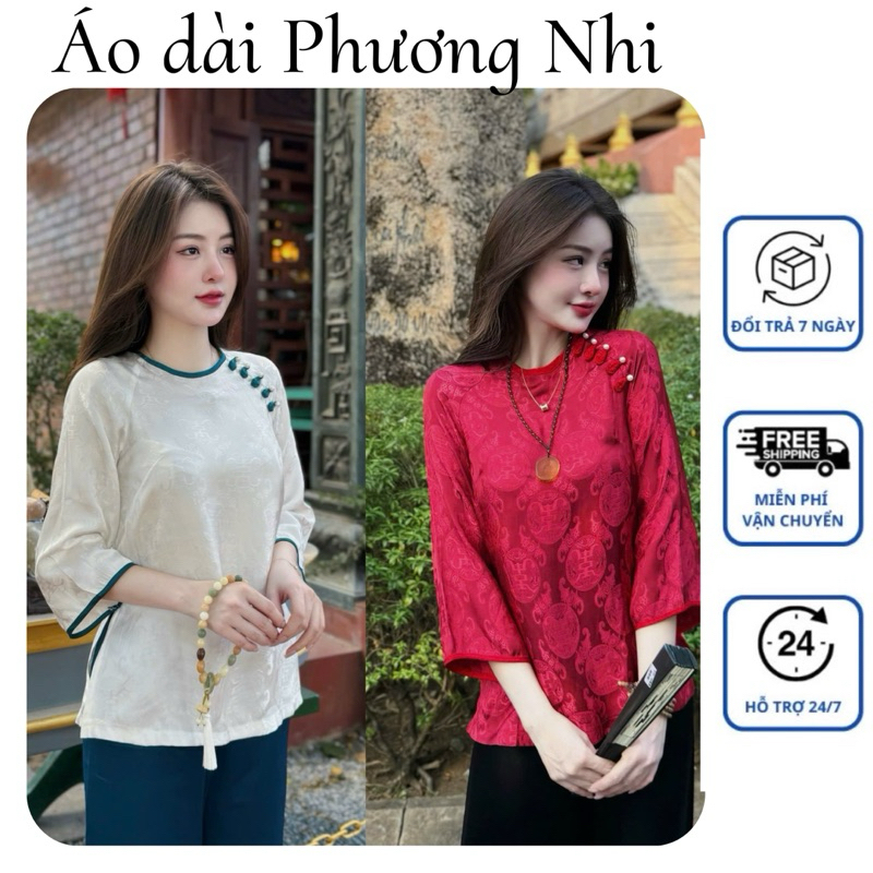 [FREESHIP] Set Pháp Phục Gấm Thọ Cổ Tròn Khuy Tết, Đồ Lam Đi Chùa ...