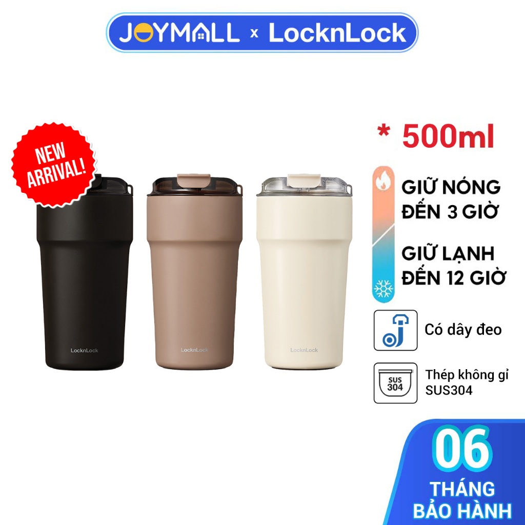 Ly giữ nhiệt LocknLock Metro Cafe Tumbler LHC4357 500ml, Hàng chính ...