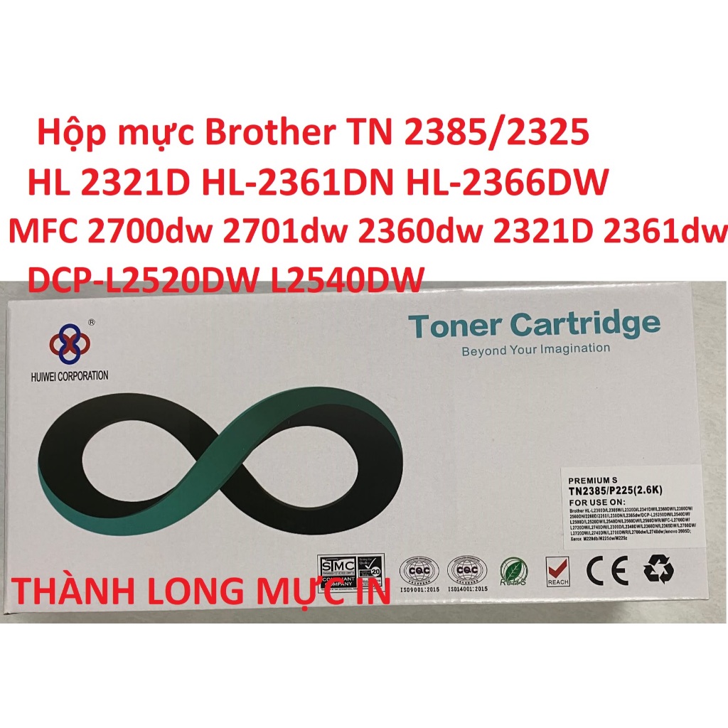 Hộp mực 2385 Brother HL 2321D 2361DN 2366DW MFC-2700dw 2701DW 2300D ...