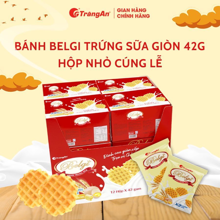 Belgi trứng sữa giòn, hộp nhỏ 42g phù hợp thắp hương, cúng lễ - Tràng ...