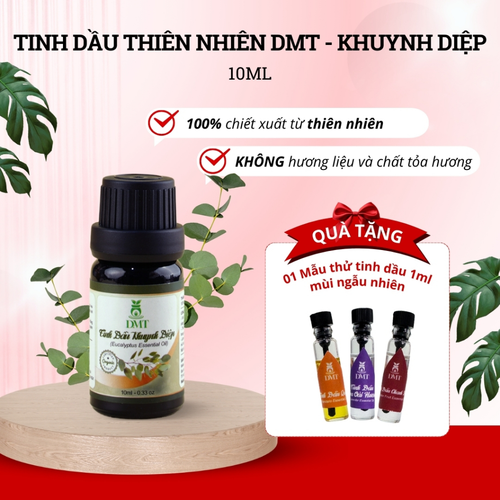 Tinh dầu khuynh diệp thơm phòng DMT tinh dầu khuynh diệp thanh lọc không khí, kháng khuẩn - 5ml ...
