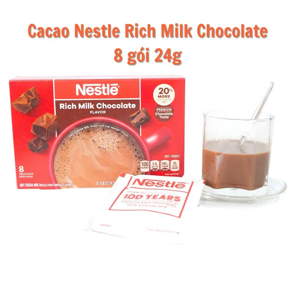 hot Cacao Rick Milk Chocolate và Mini Marshmallows HOT CHOCO | Shopee ...