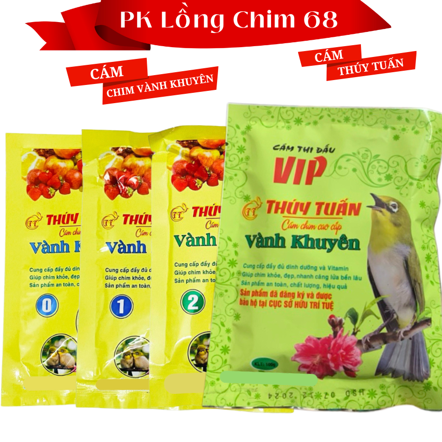 Cám thúy tuấn khuyên số 1 cám thủy tuấn 1, 2, 3, 0, vip thức ăn cho chim khuyên | Shopee Việt Nam