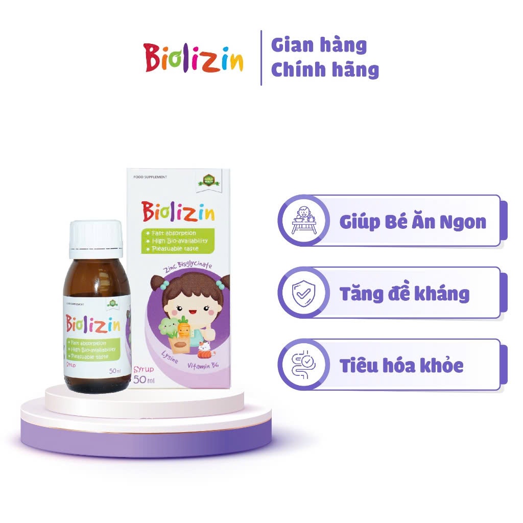 Kẽm Hữu Cơ Biolizin Aplicaps by clover 50ml | Shopee Việt Nam