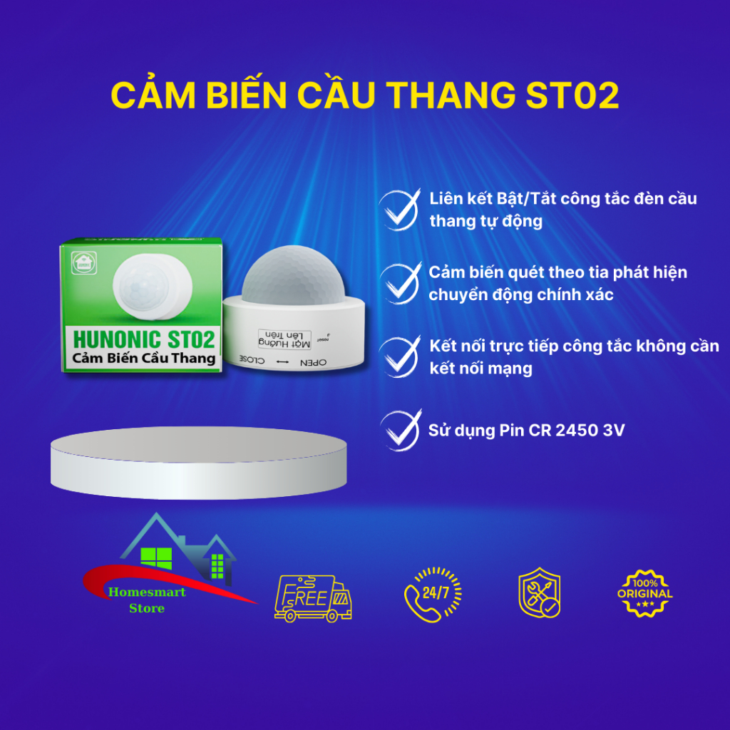 Cảm Biến Cầu Thang Hunonic ST02 – Điều Khiển Đèn Linh Hoạt, Kết Nối Bluetooth 666 | Shopee Việt Nam