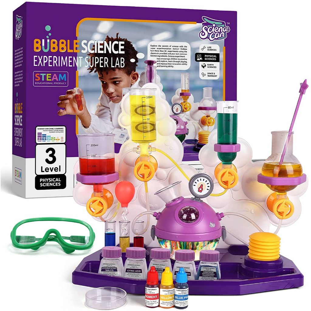 Bộ đồ chơi Topbright thí nghiệm khoa học 3 cấp độ bé học Steam Stem ...