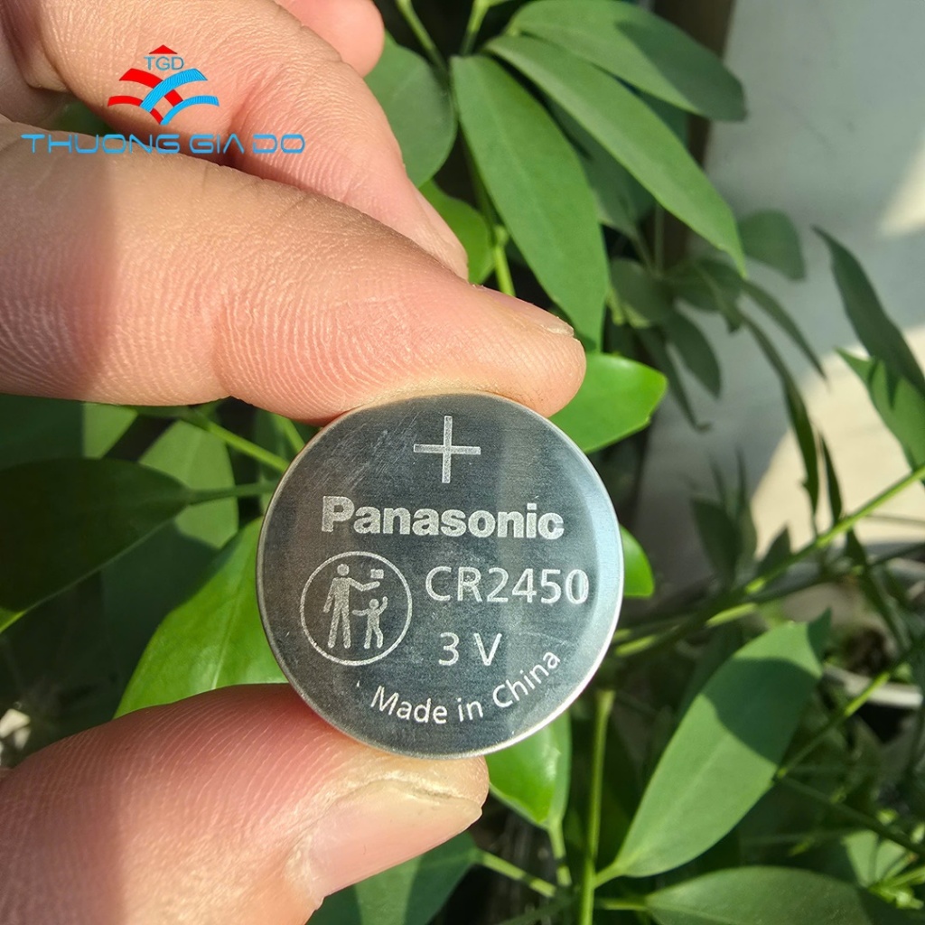 Pin cúc CR2450 3V dùng cho đồng hồ, điều khiển từ xa, cảm biến cửa, đồ ...