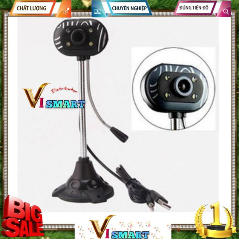 [ ViSmart ] Webcam để bàn có mic cho máy tính, laptop | Shopee Việt Nam