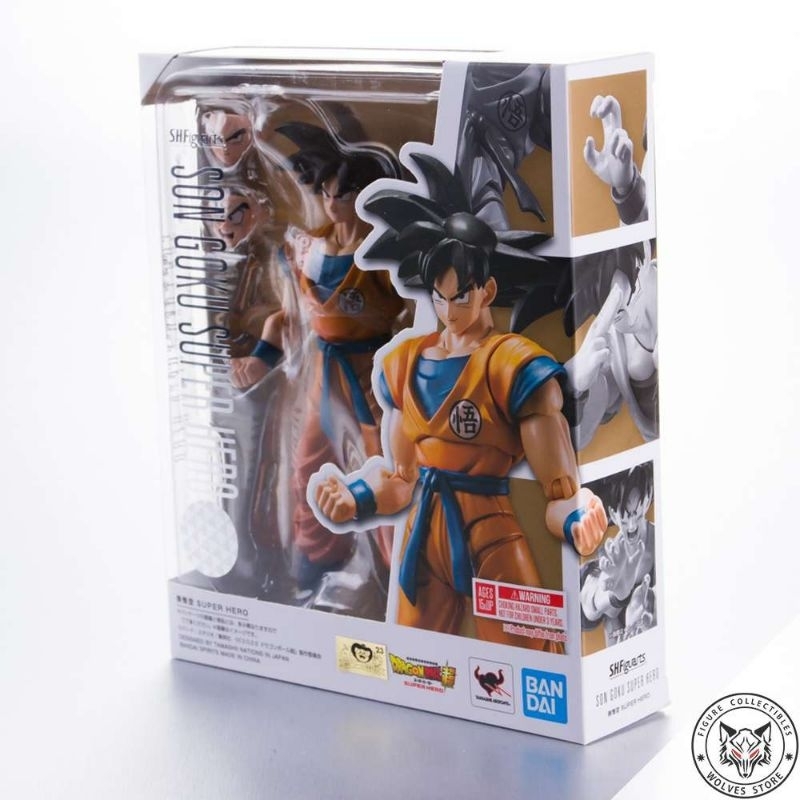 Mô hình chính hãng SHF Dragon Ball: SHF Songoku (Super Hero) | Shopee ...