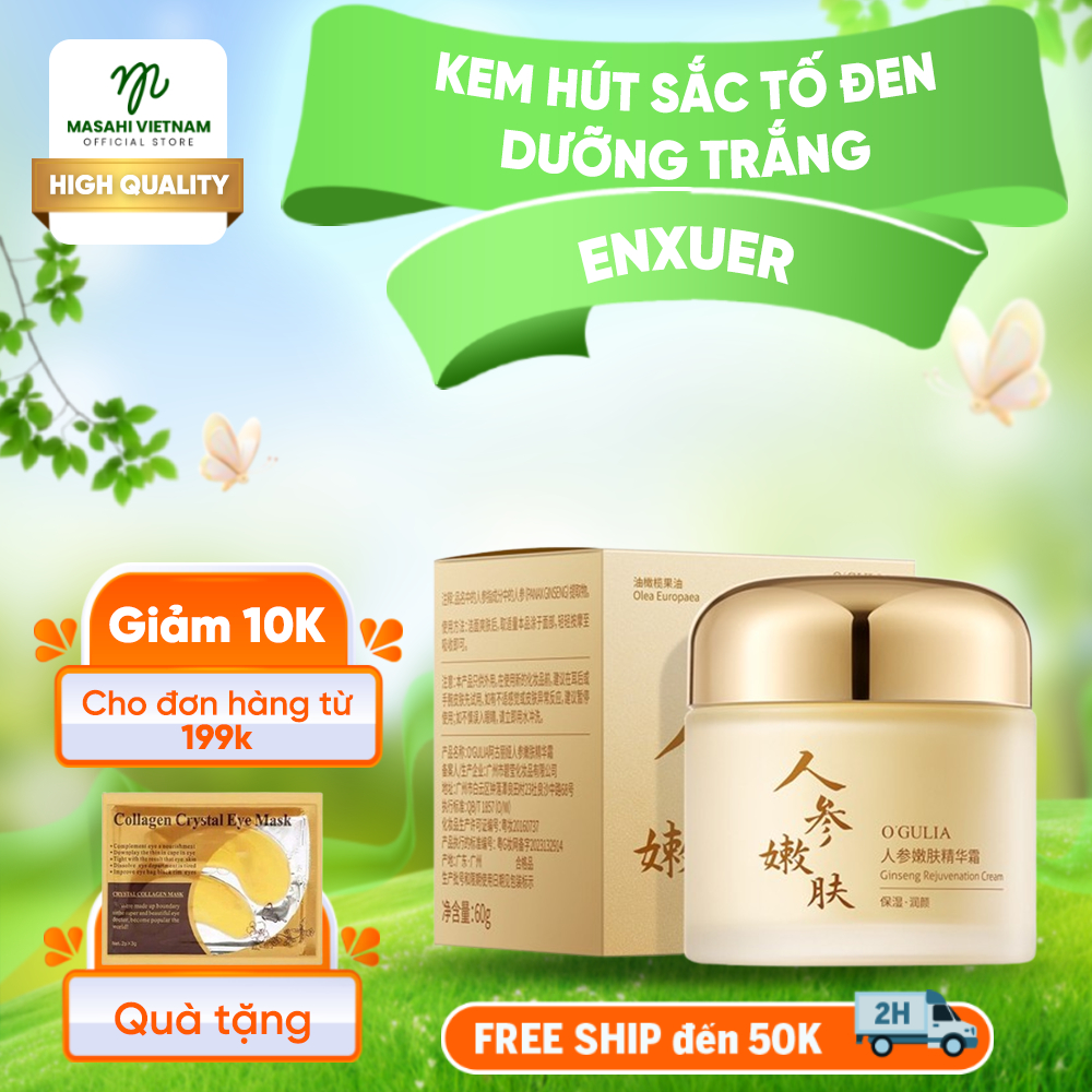 Kem Hút Hắc Sắc Tố Thâm Đen ENXUER O'GULIA - Kem ENXUER Giúp Giảm Nếp ...