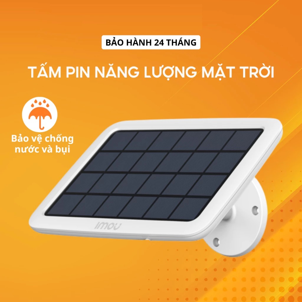 Tấm Pin Năng Lượng Mặt Trời IMOU IPC-FSP12 I Thiết kế nhỏ gọn, dễ lắp đặt | Shopee Việt Nam