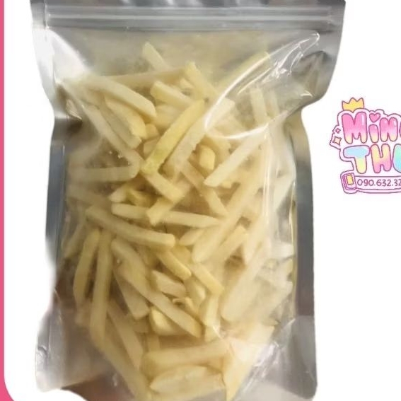 500g khoai tây chiên cắt sẵn cọng 7mm French Fries Funwave | Shopee ...