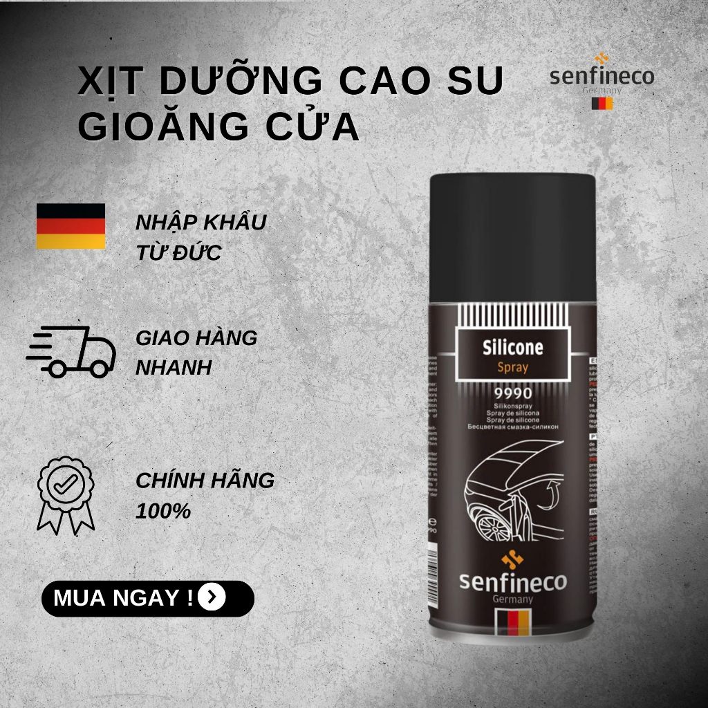 Xịt Dưỡng Gioăng Cao Su Senfineco 9990 450ml | Shopee Việt Nam