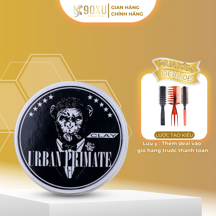 Sáp Vuốt Tóc Urban Primate Clay bất chấp những mái tóc khó vào nếp | Shopee Việt Nam
