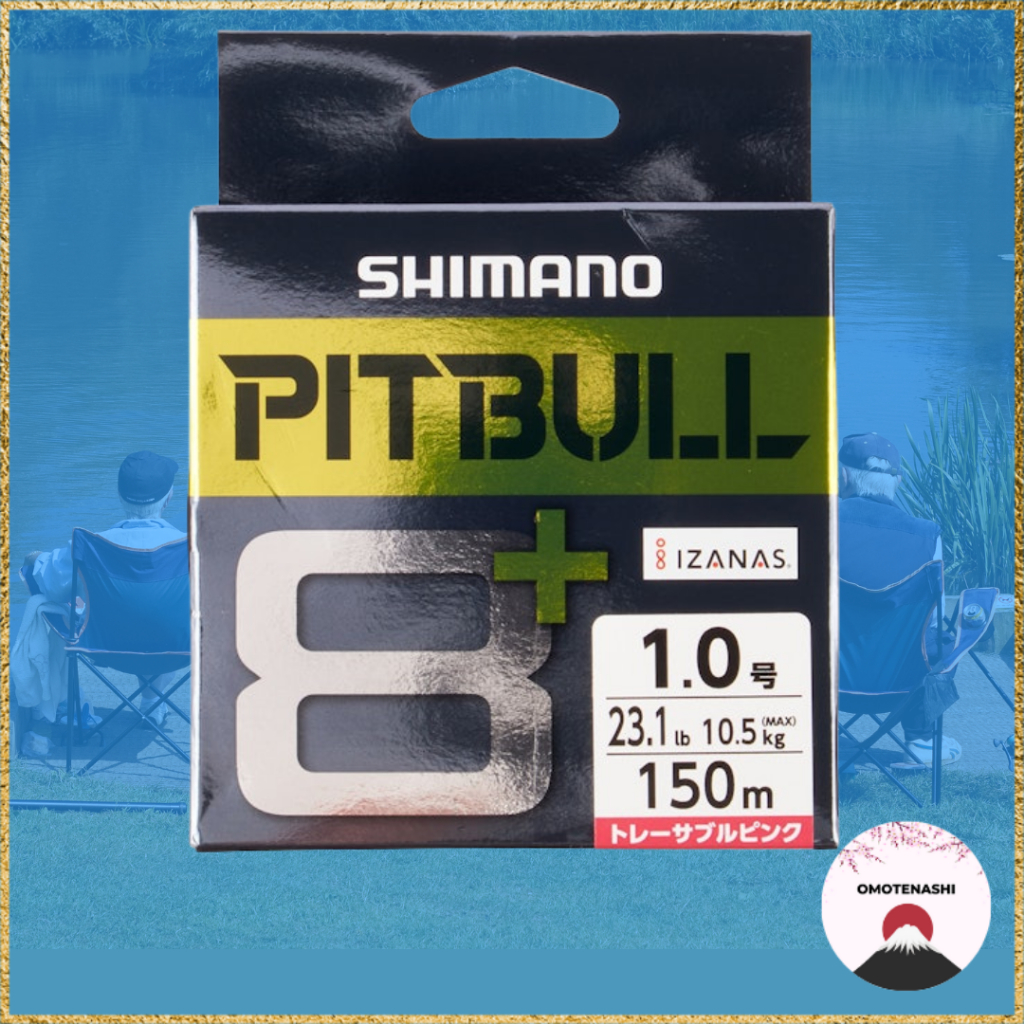 SHIMANO PE Line Pitbull 8+ 0.4~2.0 150m 200m Traceable Pink Sea bass ...