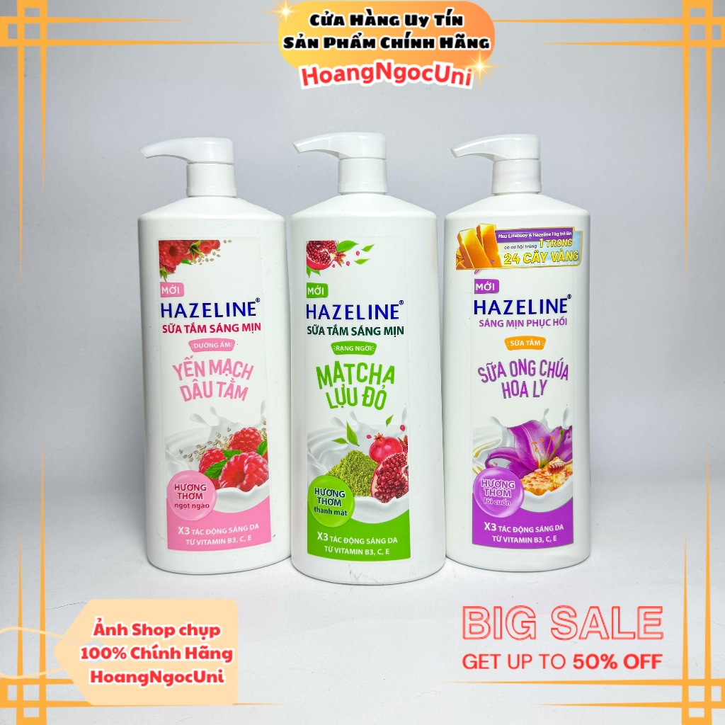 Sữa tắm Hazeline 1kg dưỡng da sáng mịn trắng tự nhiên chính hãng ...