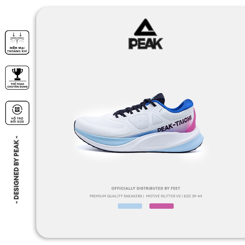 Giày chạy bộ PEAK CHÍNH HÃNG Taichi 6.0 Pro ET44241H- FEET.VN | Shopee ...